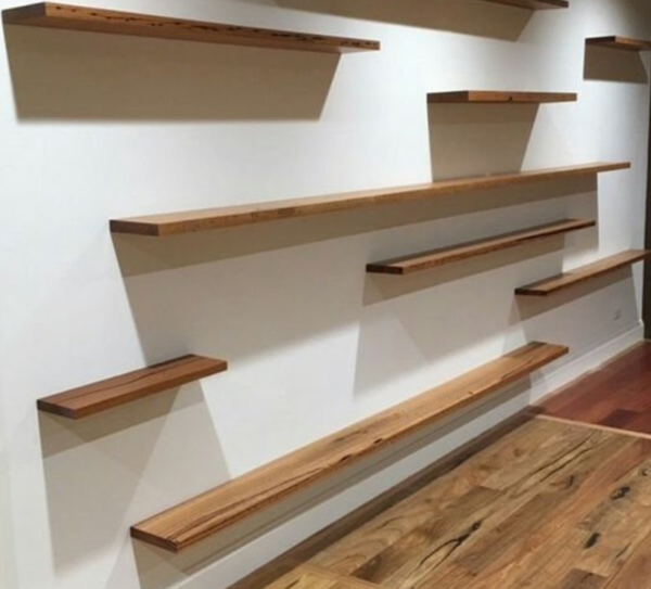 Cómo hacer Repisas de madera flotantes - BlogDecoraciones.com